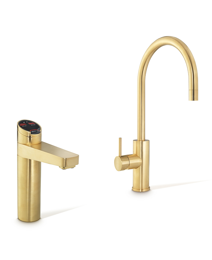 HydroTap G5 BHA60 3-in-1 Elite tap with Arc Mixer Brushed Gold | Zenith ...