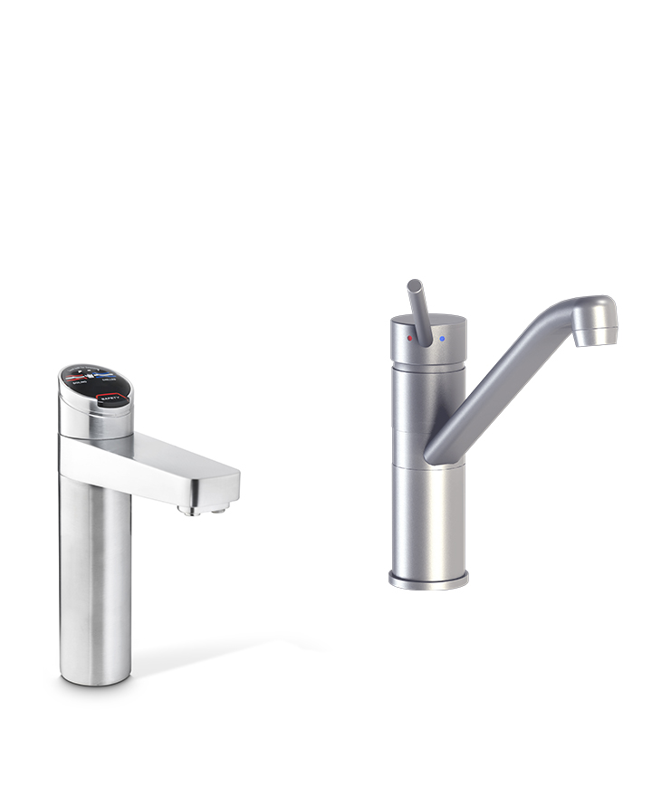 HydroTap G5 BCHA100 4-in-1 Elite tap with Classic Mixer Brushed Chrome ...