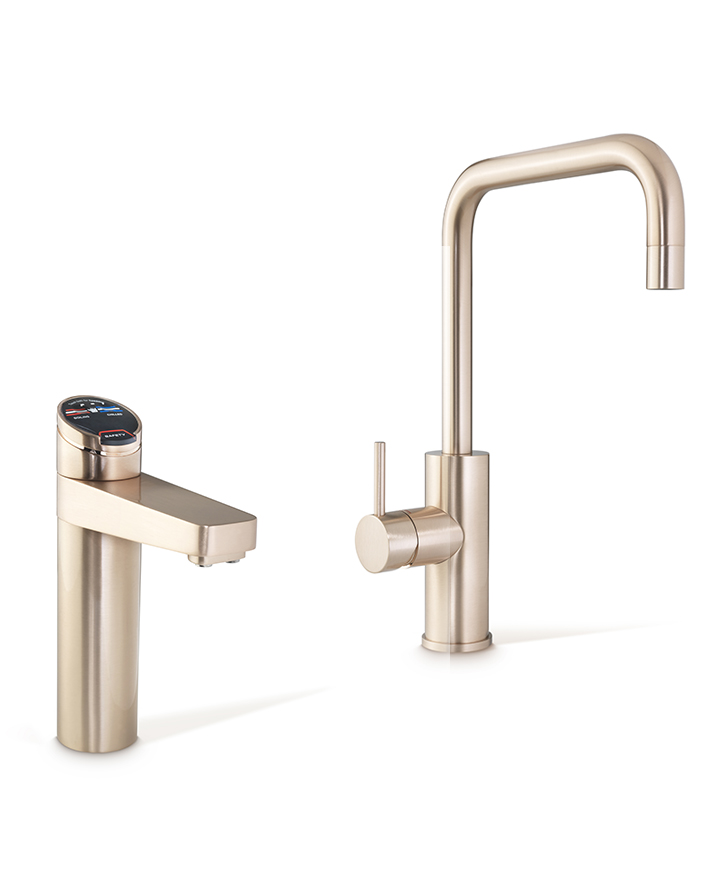 HydroTap G5 BCSHA60 5-in-1 Elite tap with Cube Mixer Brushed Rose Gold ...