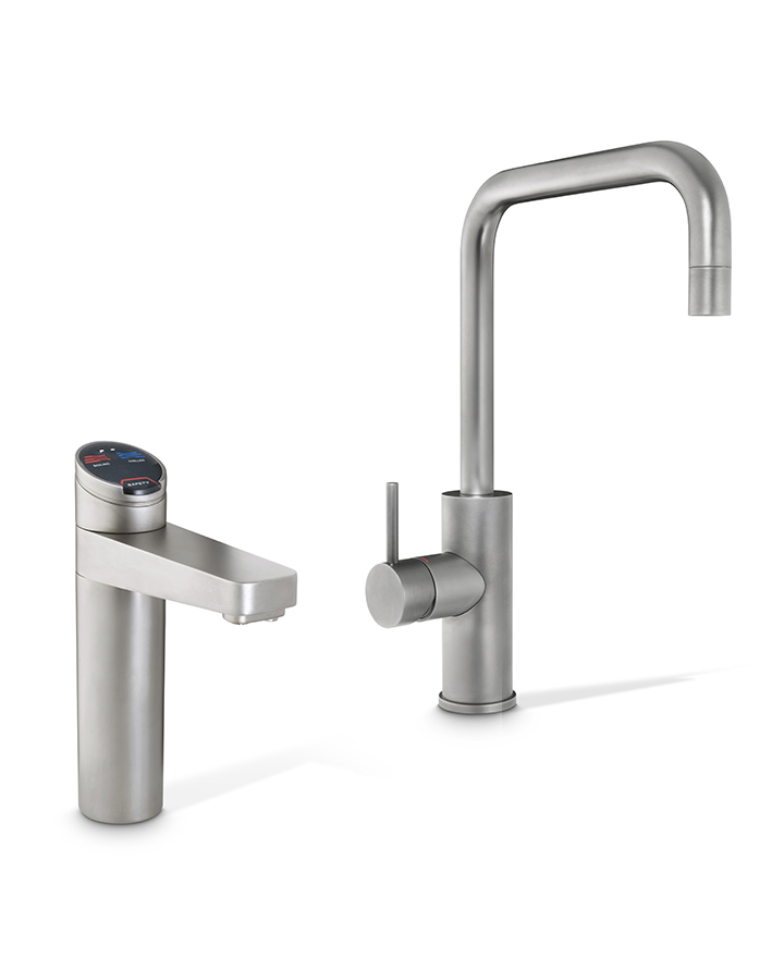 HydroTap G5 BCHA60 4-in-1 Elite tap with Cube Mixer Gunmetal | Zenith Water