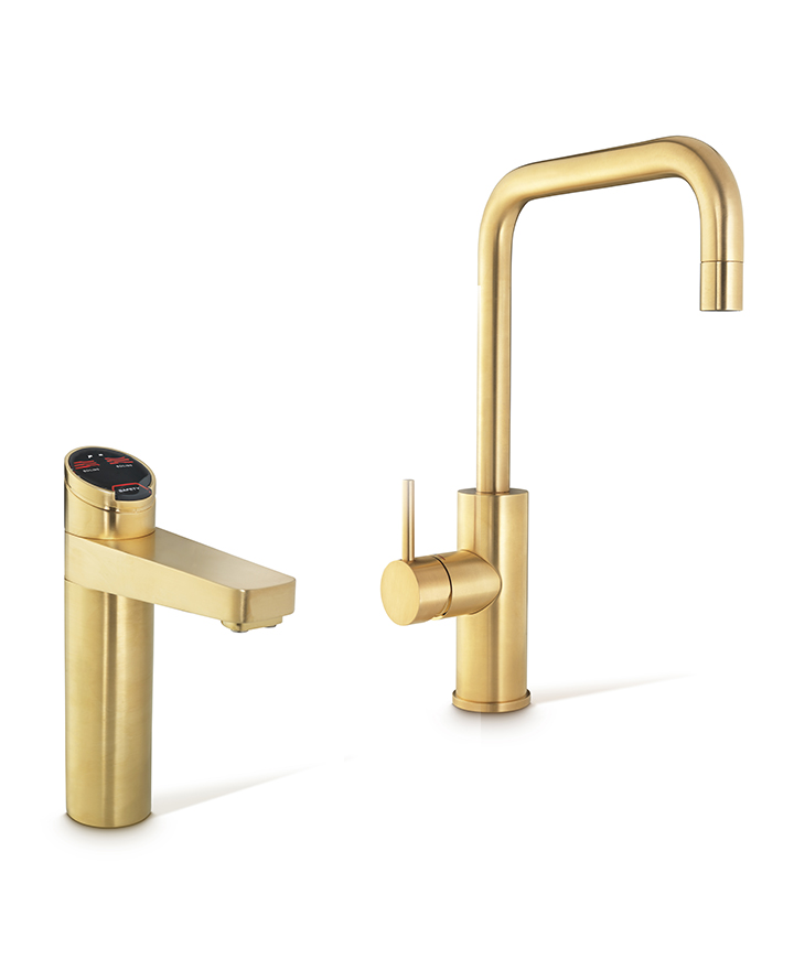 HydroTap G5 BHA100 3-in-1 Elite tap with Cube Mixer Brushed Gold ...